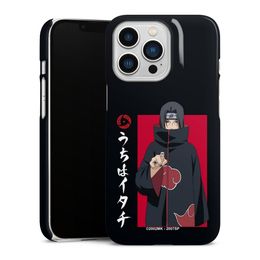 DeinDesign iPhone 13 Pro Handy Premium Case Smartphone Handyh&uuml;lle Schutzh&uuml;lle gl&auml;nzend Official Licensed Product Itachi Uchiha Naruto Shippuden Premium Case