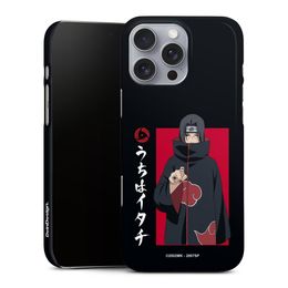 DeinDesign iPhone 16 Pro Max Handy Premium Case Smartphone Handyh&uuml;lle Schutzh&uuml;lle gl&auml;nzend Official Licensed Product Itachi Uchiha Naruto Shippuden Premium Case