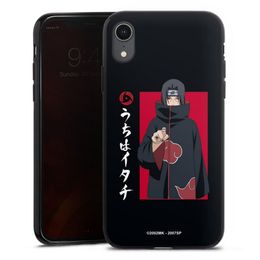 DeinDesign iPhone Xr Handy Silikon H&uuml;lle Case schwarz Handyh&uuml;lle Official Licensed Product Itachi Uchiha Naruto Shippuden