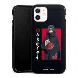 DeinDesign iPhone 12 mini Handy Silikon H&uuml;lle Case schwarz Handyh&uuml;lle Official Licensed Product Itachi Uchiha Naruto Shippuden