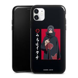 DeinDesign iPhone 11 Handy Silikon H&uuml;lle Case schwarz Handyh&uuml;lle Official Licensed Product Naruto Shippuden Itachi Uchiha