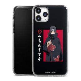 DeinDesign iPhone 11 Pro Handy Slim Case Silikon Handyh&uuml;lle transparent H&uuml;lle extra d&uuml;nn Official Licensed Product Naruto Shippuden Itachi Uchiha Silikon Slim 