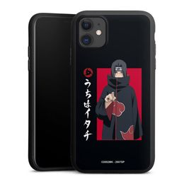 DeinDesign iPhone 11 Handy Premium Silikon H&uuml;lle Handyh&uuml;lle schwarz Case Official Licensed Product Naruto Shippuden Itachi Uchiha Silikon Premium Case