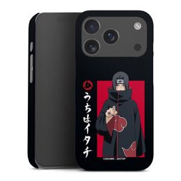 DeinDesign iPhone 17 Pro Handy Premium Case Smartphone Handyh&uuml;lle Schutzh&uuml;lle gl&auml;nzend Official Licensed Product Itachi Uchiha Naruto Shippuden Premium Case