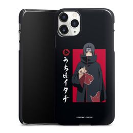 DeinDesign iPhone 11 Pro Max Handy Premium Case Smartphone Handyh&uuml;lle Schutzh&uuml;lle gl&auml;nzend Itachi Uchiha Official Licensed Product Naruto Shippuden Premium Case