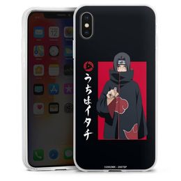 DeinDesign iPhone Xs Max Handy Silikon H&uuml;lle Case transparent Handyh&uuml;lle Official Licensed Product Itachi Uchiha Naruto Shippuden Silikon Case