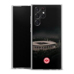 DeinDesign Galaxy S22 Ultra Handy Silikon H&uuml;lle Case transparent Handyh&uuml;lle Stadium Official Licensed Product Eintracht Frankfurt Silikon Case
