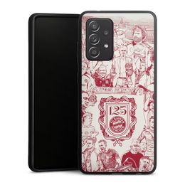 DeinDesign Galaxy A52s 5G Handy Premium Silikon H&uuml;lle Handyh&uuml;lle schwarz Case Fcb 125 Jahre Fc Bayern M&uuml;nchen Official Licensed Product Silikon Premium Case