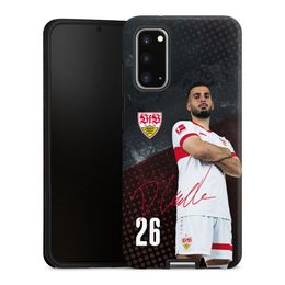 DeinDesign Galaxy S20 Handy Panzer Handyh&uuml;lle robuste Outdoor H&uuml;lle Schutzh&uuml;lle matt Vfb Stuttgart Official Licensed Product Deniz Undav Tough Case