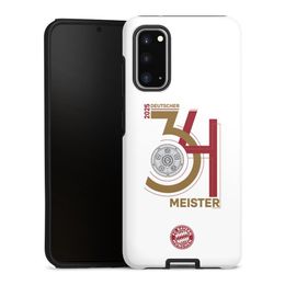 DeinDesign Galaxy S20 Handy Panzer Handyh&uuml;lle robuste Outdoor H&uuml;lle Schutzh&uuml;lle matt Master Official Licensed Product Fc Bayern M&uuml;nchen Tough Case
