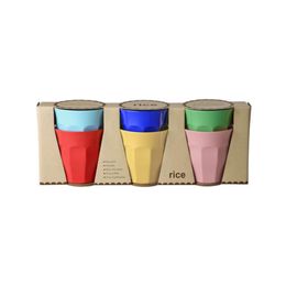 Rice Medium Melaminbecher-Set (6er-Pack) 6x 250 ml skandinavische Deko Online Shop