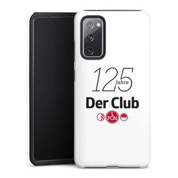 DeinDesign Galaxy S20 FE 5G Handy Panzer Handyh&uuml;lle robuste Outdoor H&uuml;lle Schutzh&uuml;lle gl&auml;nzend 1. Fc N&uuml;rnberg 125 Jahre 1. Fcn Tough Case