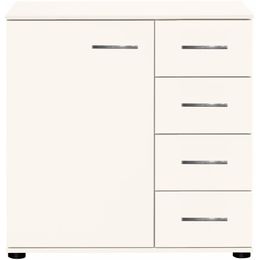 Kombikommode wimex "Anna", wei&szlig;, B:81cm H:83cm T:41cm, Sideboards, Kombikommode