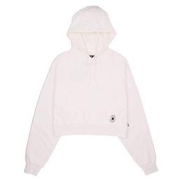 Kapuzensweatshirt Converse "WOMEN'S Converse CHUCK TAYLOR BOXY HOODIE", Damen, Gr. M, Converse egret, Obermaterial: 80% Baumwolle, 20% Polyester, unifarben, hoch geschlossener Ausschnitt, weit B&uuml;ndchen, Sweatshirts