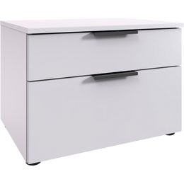 Nachtkommode wimex "Oxford by fresh to go, mit Schubladen, in 2 Gr&ouml;&szlig;en", wei&szlig;, B:54cm H:38cm T:41cm, Holzwerkstoff, Sideboards, Mit Soft-close Beschl&auml;gen