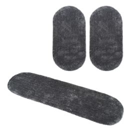 Hochflor-Bettumrandung Bruno Banani "Dana Teppich, Kundenliebling" Gr. 14, grau, H:30mm, Obermaterial: 100% Polyester, Bettumrandungen, unifarben, Mikrofaser, pflegeleicht, Bettvorleger, Schlafzimmer