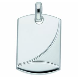 Adelia&acute;s Kettenanh&auml;nger ADELIA&acute;S "Gravurplatte 925 Silber &ndash; Silberanh&auml;nger", silber, Schmuckanh&auml;nger, Damen, Silber 925 (Sterlingsilber), Kettenanh&auml;nger, Silberanh&auml;nger