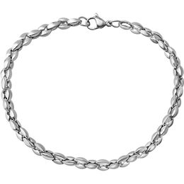 Armband Firetti "Schmuck Geschenk Armschmuck Armkette" Gr. 23, silber (edelstahlfarben), Armb&auml;nder, Damen, 23, Edelstahl, Armband