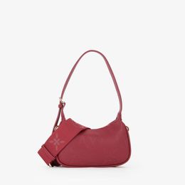 Valentino Handbags Hobo VALENTINO BAGS "SAMBA RE", Damen, Gr. B/H/T: 21cm x 12cm x 7cm, rosso scuro, Lederimitat, Taschen Hobo, Henkeltasche Schultertasche
