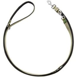 Hunter Verstellbare F&uuml;hrleine Neopren oliv 2,5 cm, 2 m