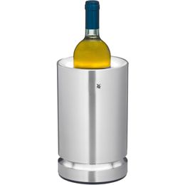 WMF Elektrischer Weink&uuml;hler "Ambient", silber (cromargan), H:23,7cm &Oslash;:14,3cm, Eisk&uuml;bel, mit dekorativem LED-Lichtring