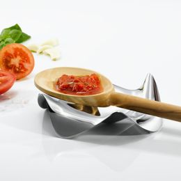 Alessi L&ouml;ffelhalter Blip PG02, Kochl&ouml;ffelablage aus Edelstahl