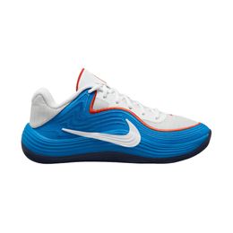 Basketballschuh Nike "Precision 8 Low", Herren, Gr. 40, wei&szlig;, wei&szlig;, lt photo blau, picante rot, Synthetik, Textil, Schuhe