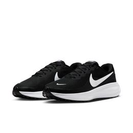 Laufschuh Nike "REVOLUTION 8 WIDE", Herren, Gr. 43, schwarz, wei&szlig;, schwarz, Synthetik, Textil, Schuhe Laufschuh