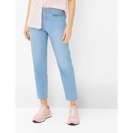 5-Pocket-Jeans Brax "Style CAROLA S", Damen, Gr. 38K (19), Kurzgr&ouml;&szlig;en, hellblau, Denim/Jeans, 75% Baumwolle, 17% Polyester, 5% Elastomultiester, 3% Elasthan, Jeans 5-Pocket-Jeans