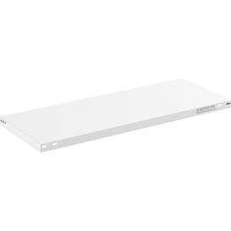 eurokraft pro Fachboden extra, inkl. Bodentr&auml;gern, kunststoffbeschichtet, lichtgrau, BxT 1000 x 500 mm