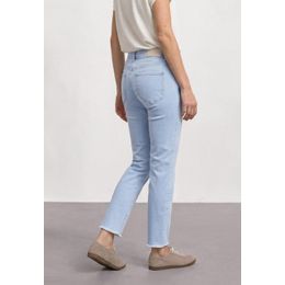 Slim-fit-Jeans Street One, Damen, Gr. 26, L&auml;nge 28, ultra bleached washed, Jeans, 89% Baumwolle, 8% Polyester, 3% Elasthan, unifarben, kn&ouml;chelfrei, Jeans Slim-fit-Jeans, Middle Waist