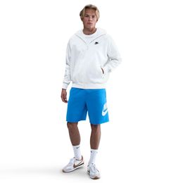 Shorts Nike Sportswear "M NK CLUB ALUMNI FT SHORT", Herren, Gr. L, N-Gr, lt photo blau, Obermaterial: 58% Baumwolle, 23% Viskose, 19% Polyester, Hosen Shorts, aus French Terry, mit Kordelverschluss, l&auml;ssiger Schnitt