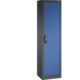 C+P ACURADO Universalschrank, BxT 500 x 400 mm, schwarzgrau / enzianblau