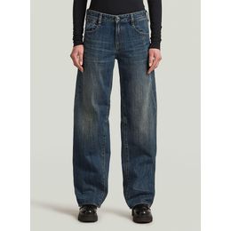 G-Star Raw Regular-fit-Jeans G-STAR "Contor Barrel Loose Jeans", Damen, Gr. 30, L&auml;nge 32, antique faded cyclone, Obermaterial: 75% Baumwolle, 25% Baumwolle, Jeans