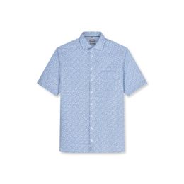 Businesshemd OLYMP "OLYMP Luxor, comfort fit, New Kent", Herren, Gr. 40, Normaler Arm, bleu, 100% Baumwolle, Hemden