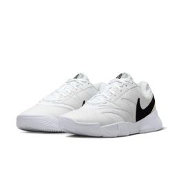Tennisschuh Nike "Court Lite 4", Herren, Gr. 40, wei&szlig;, schwarz, summit wei&szlig;, Synthetik, Textil, Schuhe, Allcourtschuh