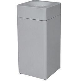 Probbax Abfallbeh&auml;lter, Stahl, flammverl&ouml;schend, Volumen 42 l, BxHxT 350 x 760 x 350 mm, silbergrau