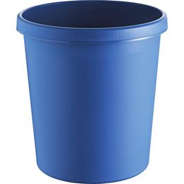 Helit Papierkorb aus Polyethylen, Volumen 18 l, VE 15 Stk, blau