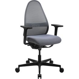 Topstar B&uuml;rostuhl SOFT SITNESS ART, Synchronmechanik, mit Armlehnen, grau