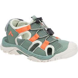 Outdoorsandale McKINLEY "Nevada J", Kinder, Gr. 39, gr&uuml;n smoke, Synthetik, Textil, Schuhe Outdoorsandale