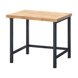 eurokraft pro H&ouml;henverstellbare Werkbank, Gestellbauweise, ohne Unterbau, Breite 1000 mm, Gestell anthrazit-metallic