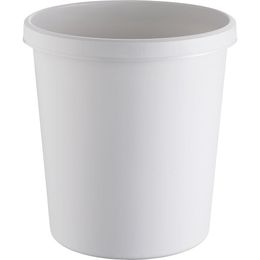 Helit Papierkorb aus Polyethylen, Volumen 18 l, VE 15 Stk, lichtgrau