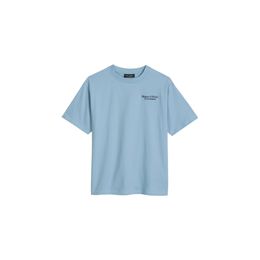 Marc O'Polo T-Shirt MARC O'POLO "mit gro&szlig;em R&uuml;ckenprint", Jungen, Gr. 152, blau, Obermaterial: 100% Baumwolle, unifarben, regular fit, Rundhals, normaler Saum, Shirts T-Shirt