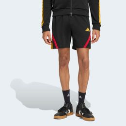 Shorts adidas Sportswear "M TIRO NP SHO", Herren, Gr. L, N-Gr, schwarz, team power rot 2, collegiate gold, normal, gr., Obermaterial: 53% Baumwolle, 47% Polyester, Hosen Shorts