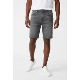 Only & Sons Shorts ONLY & SONS "ONSWEFT BOX PIM DNM SHORTS VD", Herren, Gr. S, N-Gr, medium grau denim, Web, Obermaterial: 50% Baumwolle, 30% Polyester, 18% Viskose, 2% Elasthan, unifarben, regular fit, Hosen Shorts
