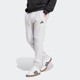 Sporthose adidas Sportswear "M FEELCOZY PANT", Herren, Gr. M, N-Gr, light grau heather, schwarz, normal, gr., Obermaterial: 70% Baumwolle, 30% Polyester, Hosen Sporthose