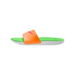 Sneaker Nike Sportswear "KAWA SLIDE (GS/PS)", M&auml;dchen, Gr. 36, total orange, hyper pink, gr&uuml;n strike, Synthetik, Schuhe Sneaker, F&uuml;r Kinder & Jugendliche