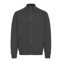 Sweatjacke Blend "Trainingsjacke BHAndre", Herren, Gr. L, grau (charcoal mix), Obermaterial: 60% Baumwolle CO. 40% Polyester PES., Sweatjacken Sweatjacke
