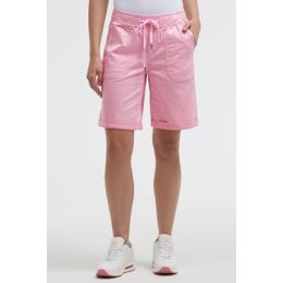 Relax-fit-Jeans SOCCX, Damen, Gr. 26, french rose, Denim/Jeans, Material: 98% Baumwolle, 2% Elasthan, unifarben, relaxed fit, Jeans, mit Elastikbund