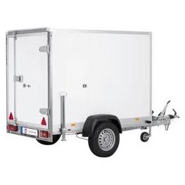 PKW-Anh&auml;nger Stema "P-Box 1300", silber (wei&szlig;), KFZ-Anh&auml;nger, Tieflader Kofferanh&auml;nger, gebremst